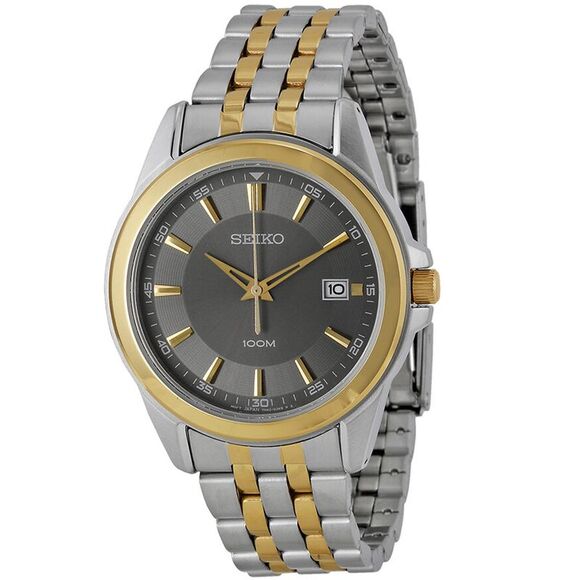 Seiko | Accessories | Seiko Mens Classic Black Dial Watch | Poshmark